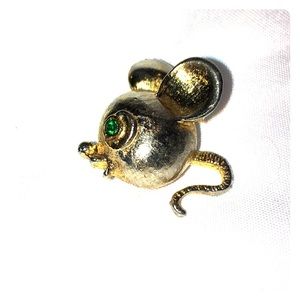 Jewelry | Vintage Mouse Pin | Poshmark